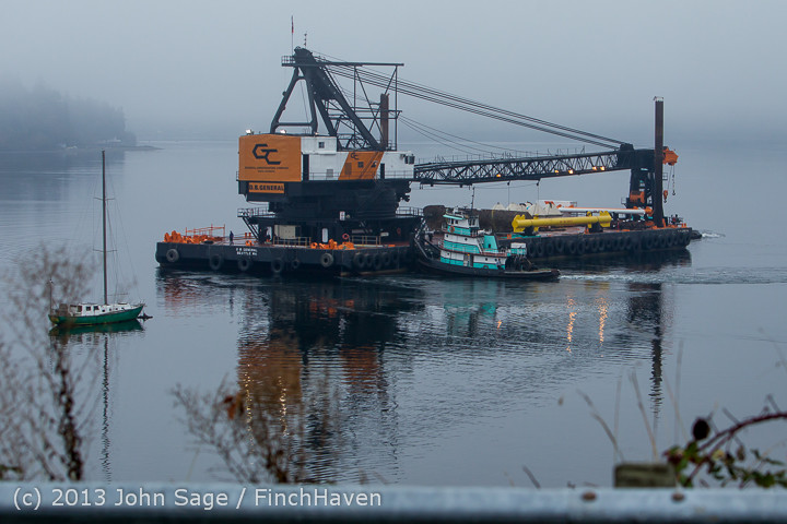 Set two: The DB General big crane visits Dockton 10/24/2013