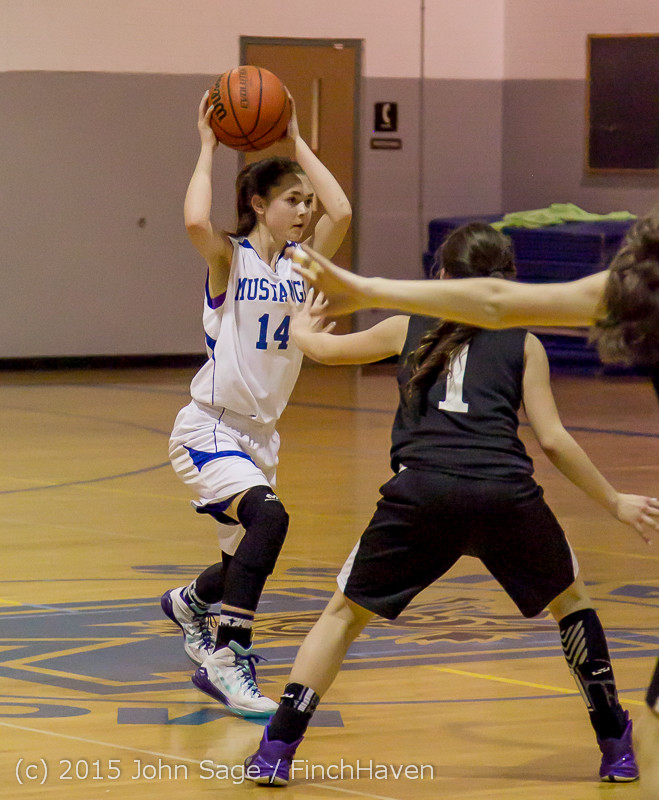 Set two: McMurray Girls Varsity Basketball v Klahowya 03/12/2015