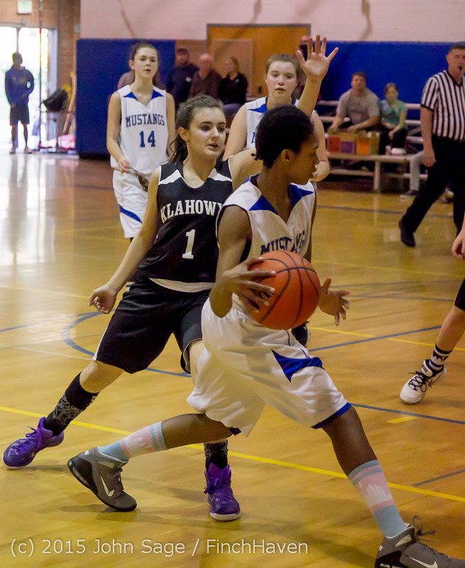 Set two: McMurray Girls Varsity Basketball v Klahowya 03/12/2015