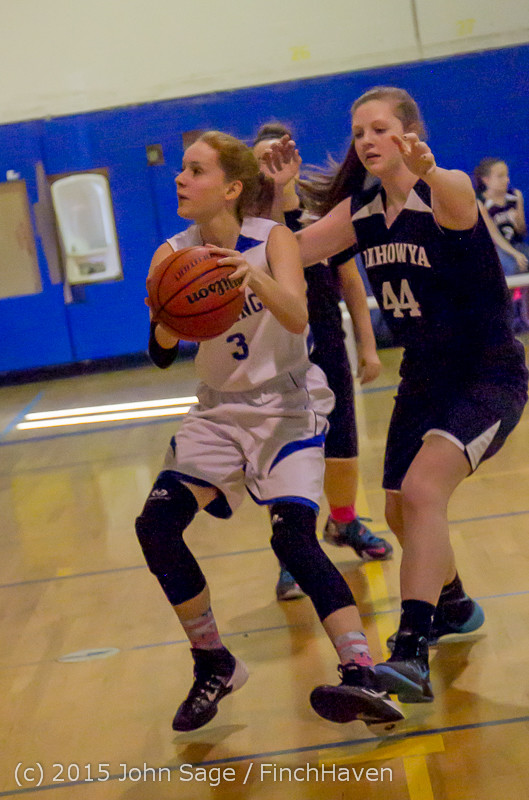 Set three: McMurray Girls Varsity Basketball v Klahowya 03/12/2015