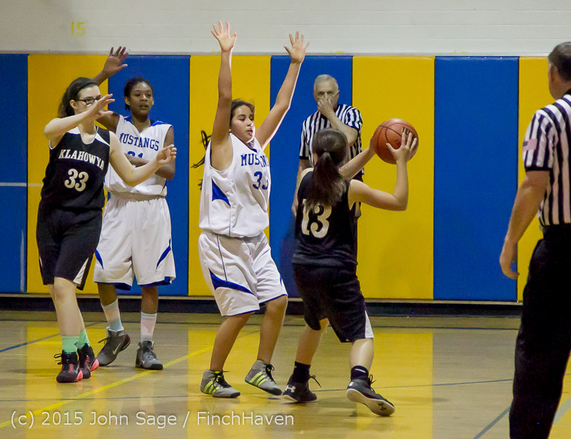 Set five: McMurray Girls Varsity Basketball v Klahowya 03/12/2015