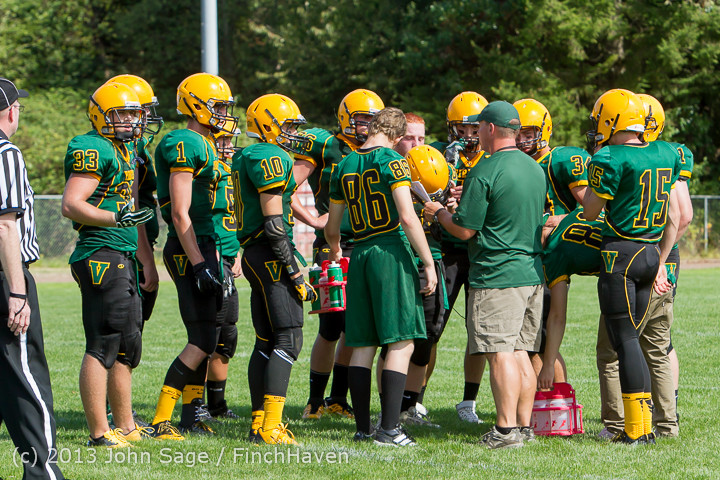 Football First Half Set three: VHS Football v Orcas Island 09/07/2013