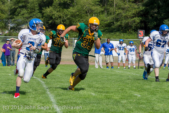 Football First Half Set three: VHS Football v Orcas Island 09/07/2013