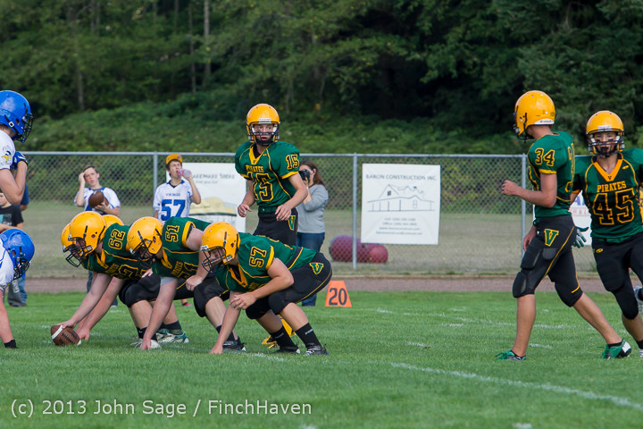 Football First Half Set three: VHS Football v Orcas Island 09/07/2013