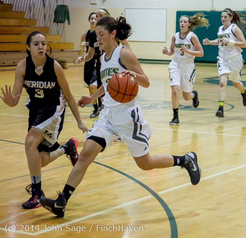 Set two: Vashon Island High School Girls Varsity Basketball v Meridian ...