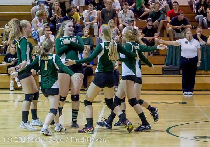 Set three: VHS Varsity Volleyball v Eastside-Prep 09/10/2014