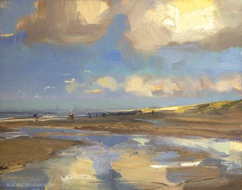 "Seascape Cloud Reflections" by Roos Schuring