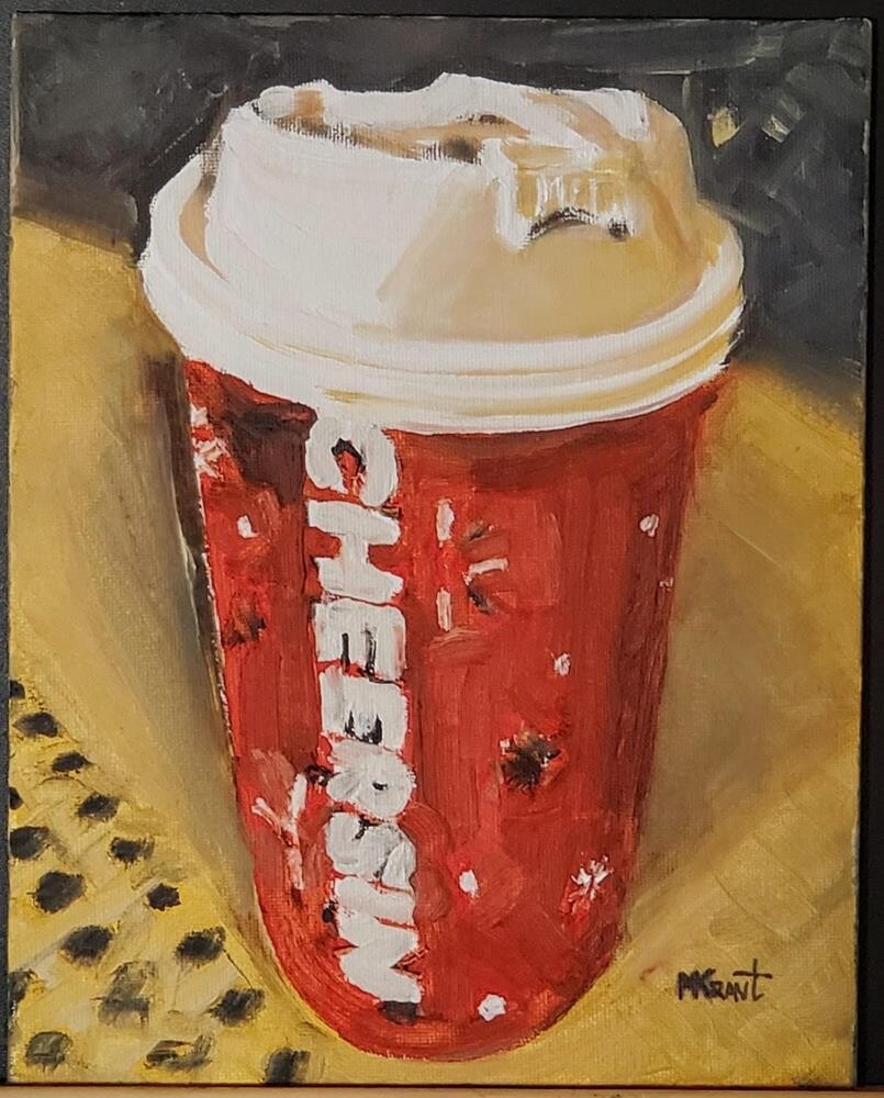 "Red Hot Coffee 10x8 Realism Art by ..." by Max Kravt