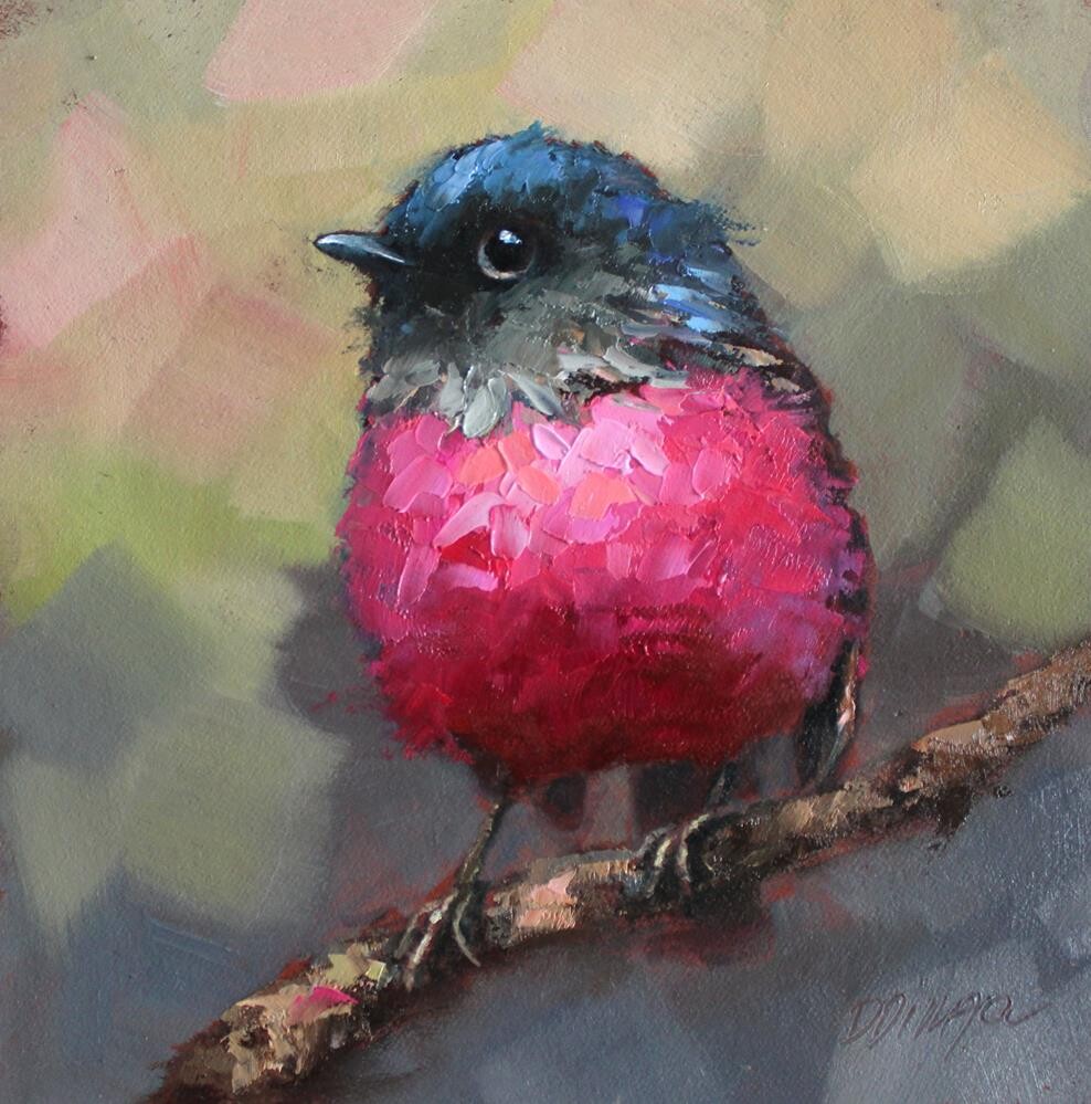 "Pink Robin" by Daiga Dimza