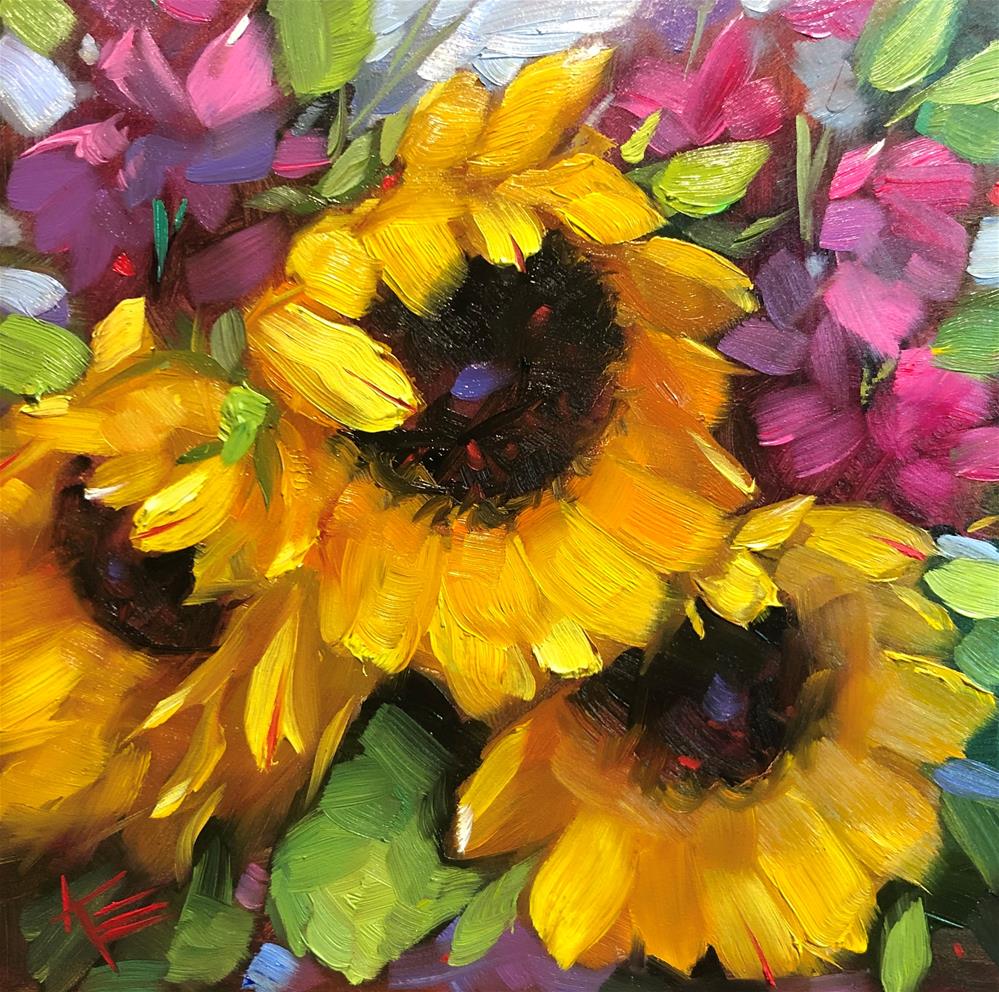 "Sunflowers" by Krista Eaton
