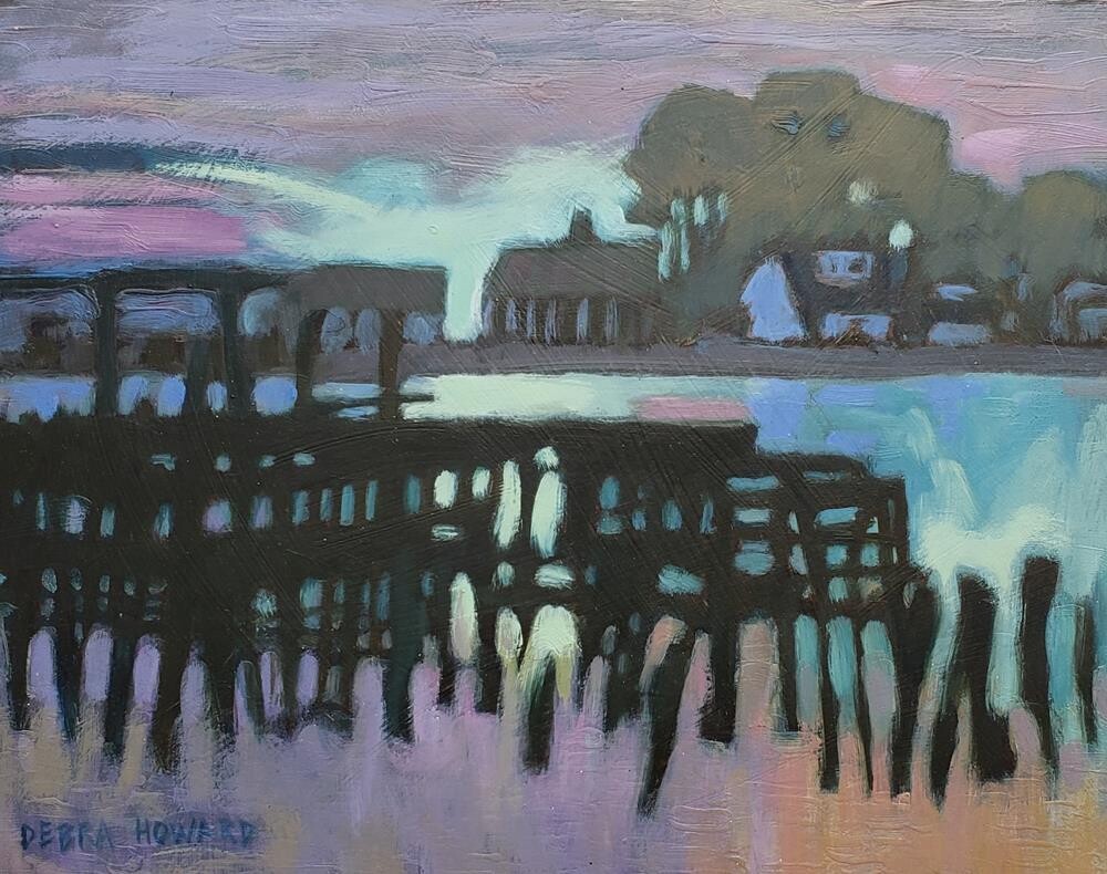 "Tangier Docks (framed)" by Debra Howard