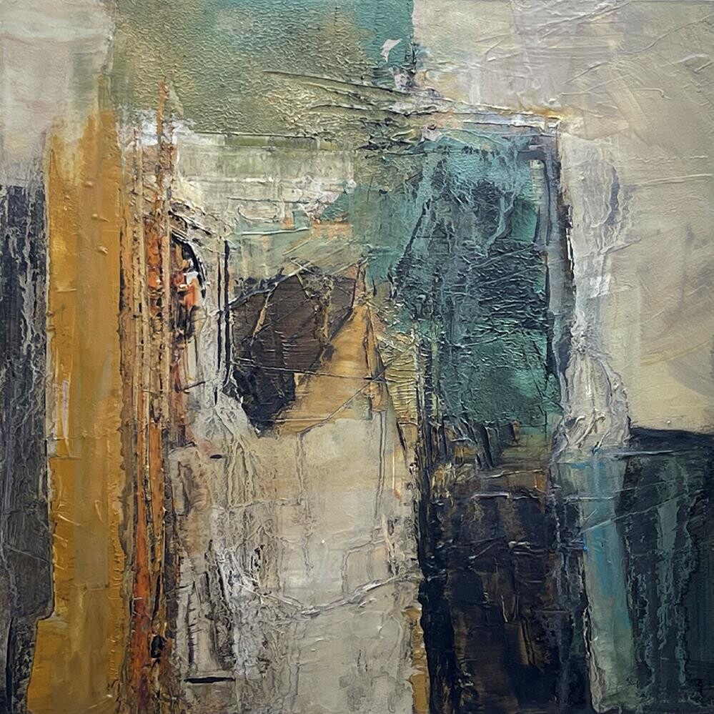 "ORIGINAL FIGURATIVE ABSTRACT OIL Pa..." by Colette Davis