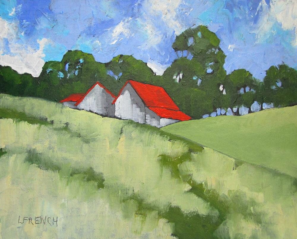 "NAPA VALLEY Farm Barns Lynne French..." by lynne french