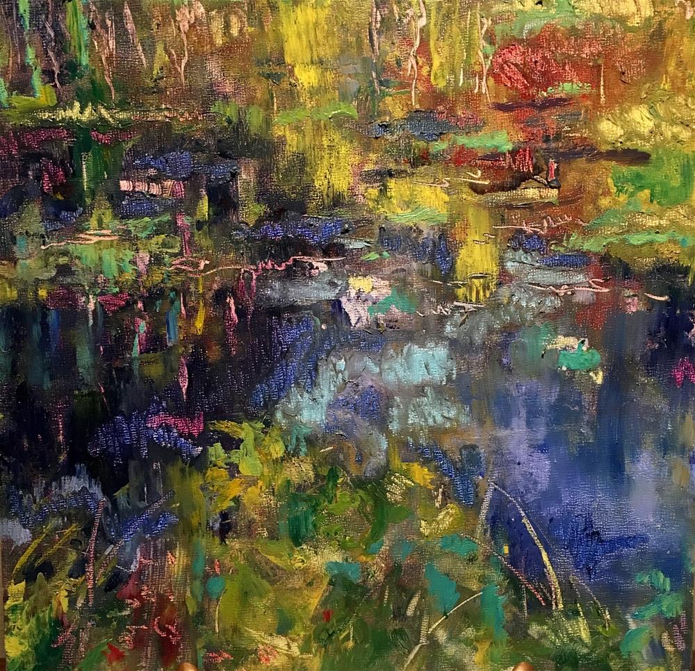 "Impressions from Monet's Garden in ..." by Allison Doke