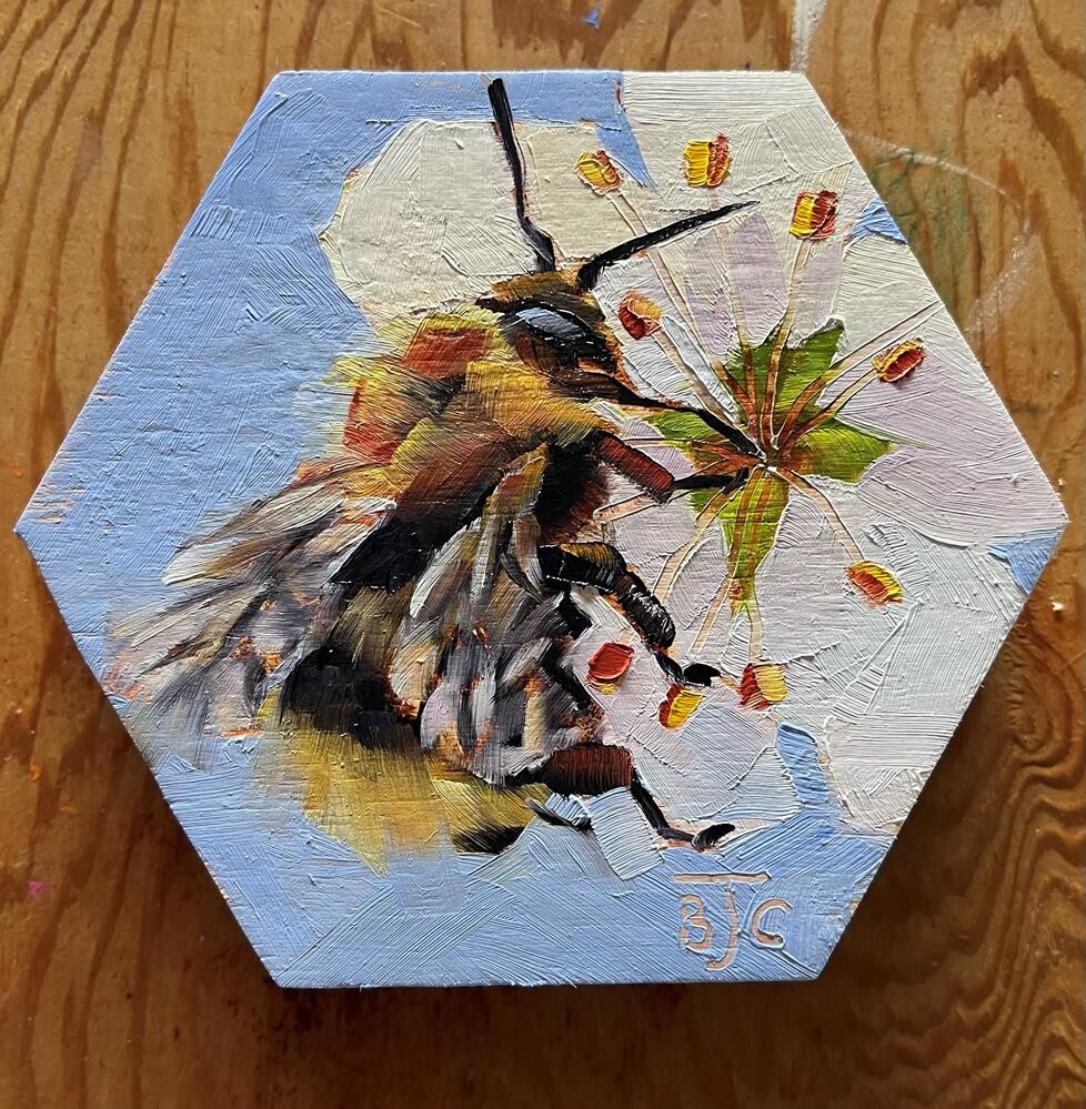 "Bee…sy White" by Bobbie Cook