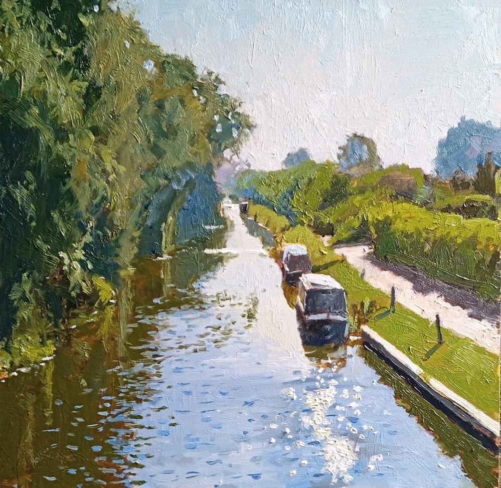 "View from a bridge." by Robert Bashford