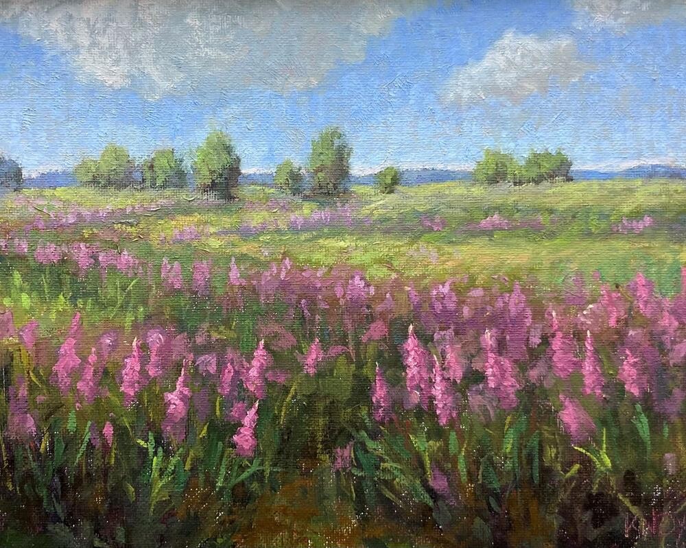 "Summer Fireweed" by April Knox
