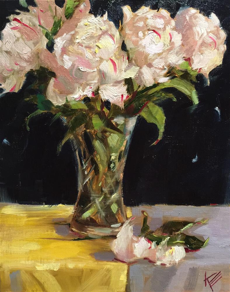 "Peonies in Crystal" by Krista Eaton