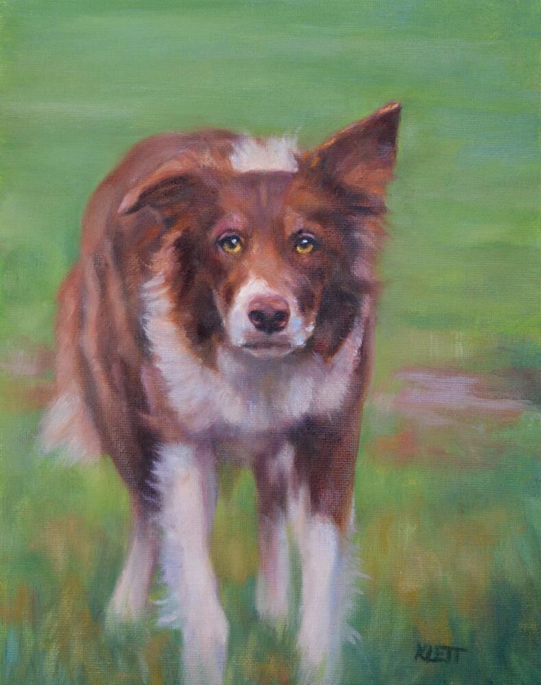 "Holding the sheep" by Tracy Klett