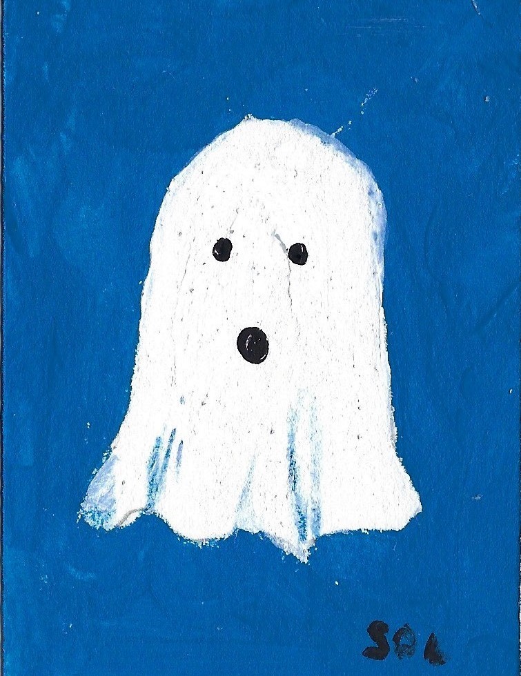 "Halloween #23 Ghost " by mary solomon