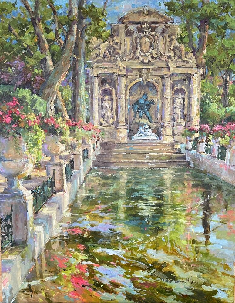 "La Fontaine Medicis" by Teresa Townsend Hargis