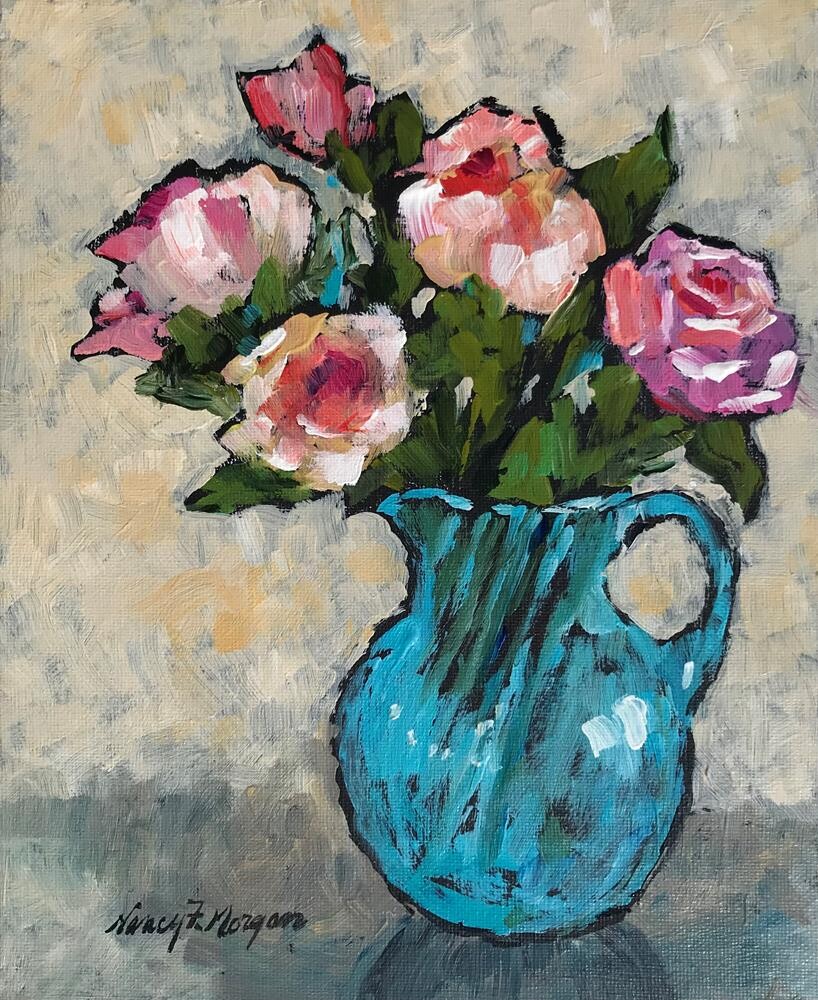 "Open Roses" by Nancy F. Morgan