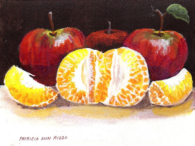 "Apples and Oranges" by Patricia Ann Rizzo
