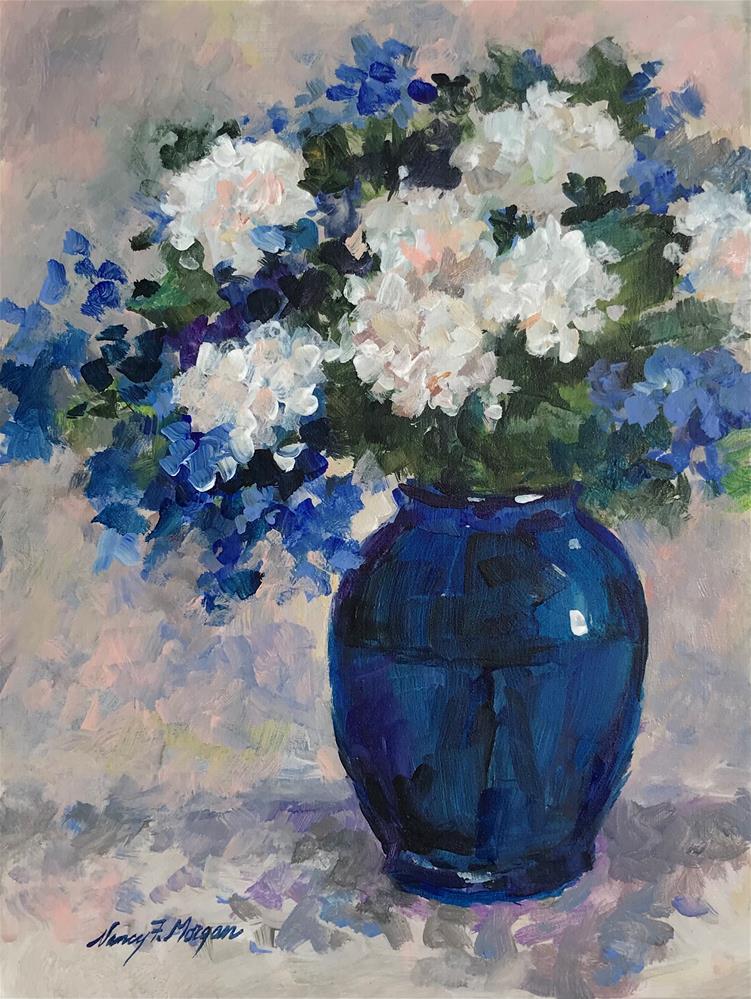 "Blue Variation" by Nancy F. Morgan