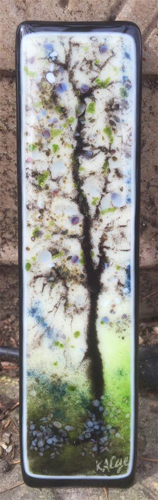 "Spring Blue Sgraffito Tree" by Kelly Alge