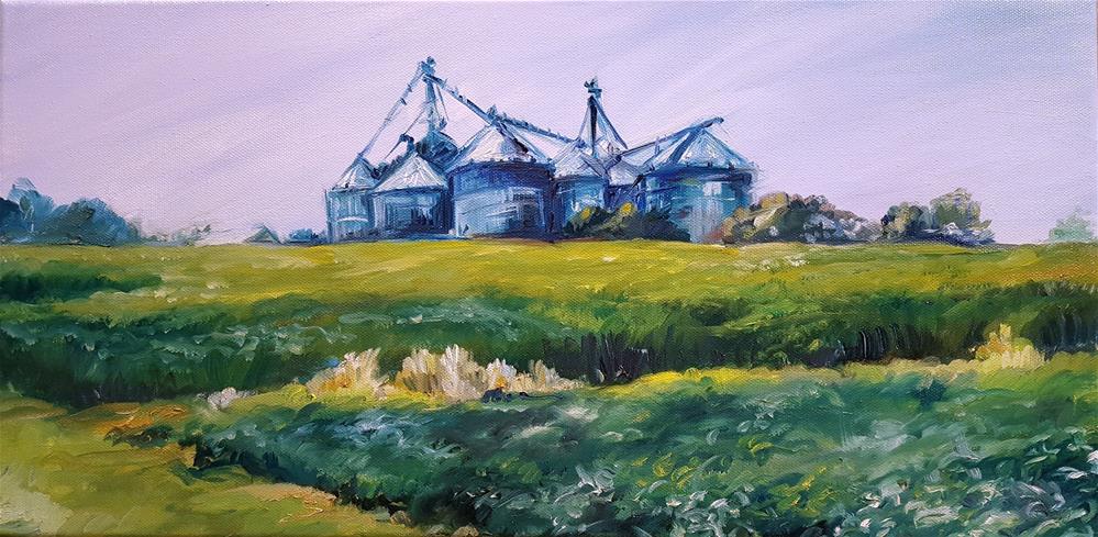 "Silos in Zabcikville, Texas." by Susan Sterle