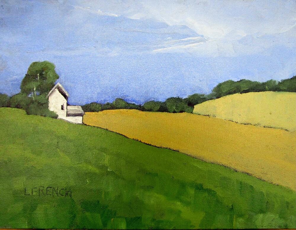 "SONOMA HILLS FARMHOUSE Lynne French..." by lynne french