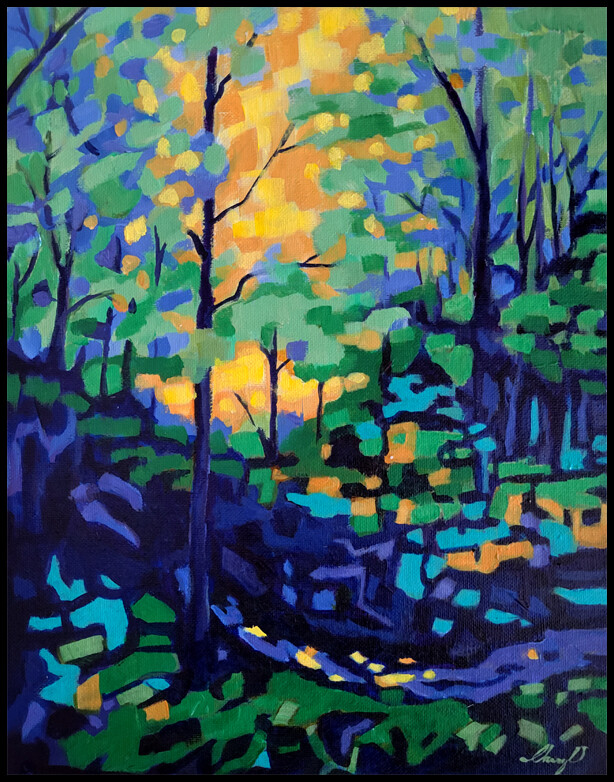 "Hidden Stream" by Cheryl O Art