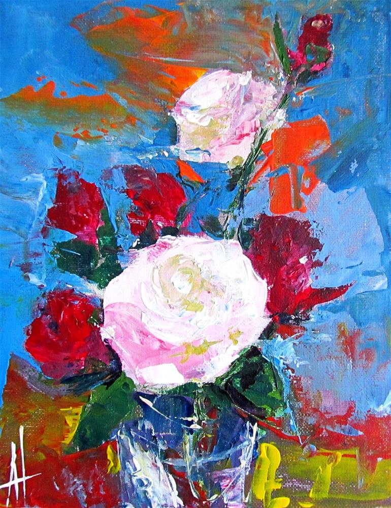 "Fresh Cut Roses" by Anne Thouthip