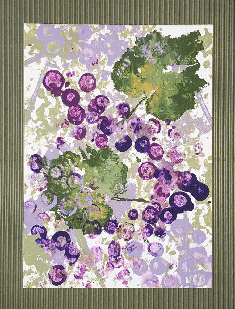 "Grape Abstraction 4" by Jeannette Fromm