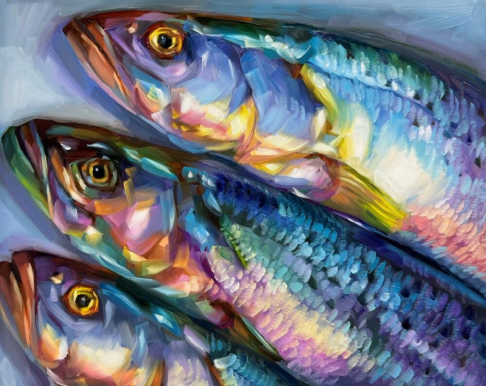 "Fish Study 59" by Holly Storlie