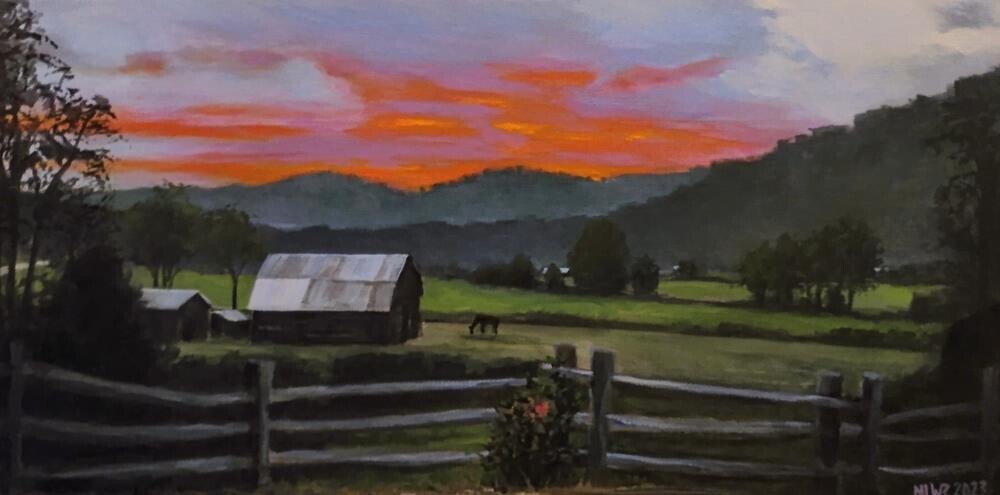 "Upper Crabtree Sunrise" by Michelle Walker Railey