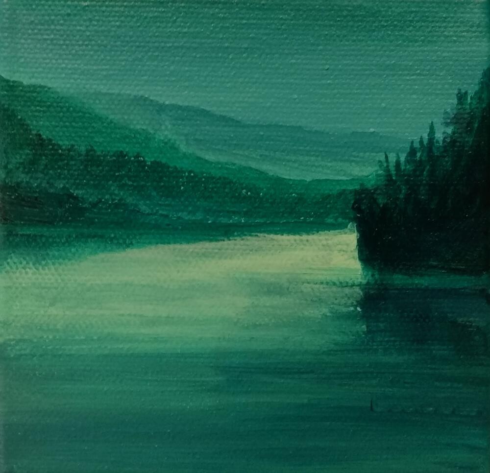 "Secret Lake Reflection " by Michelle Walker Railey