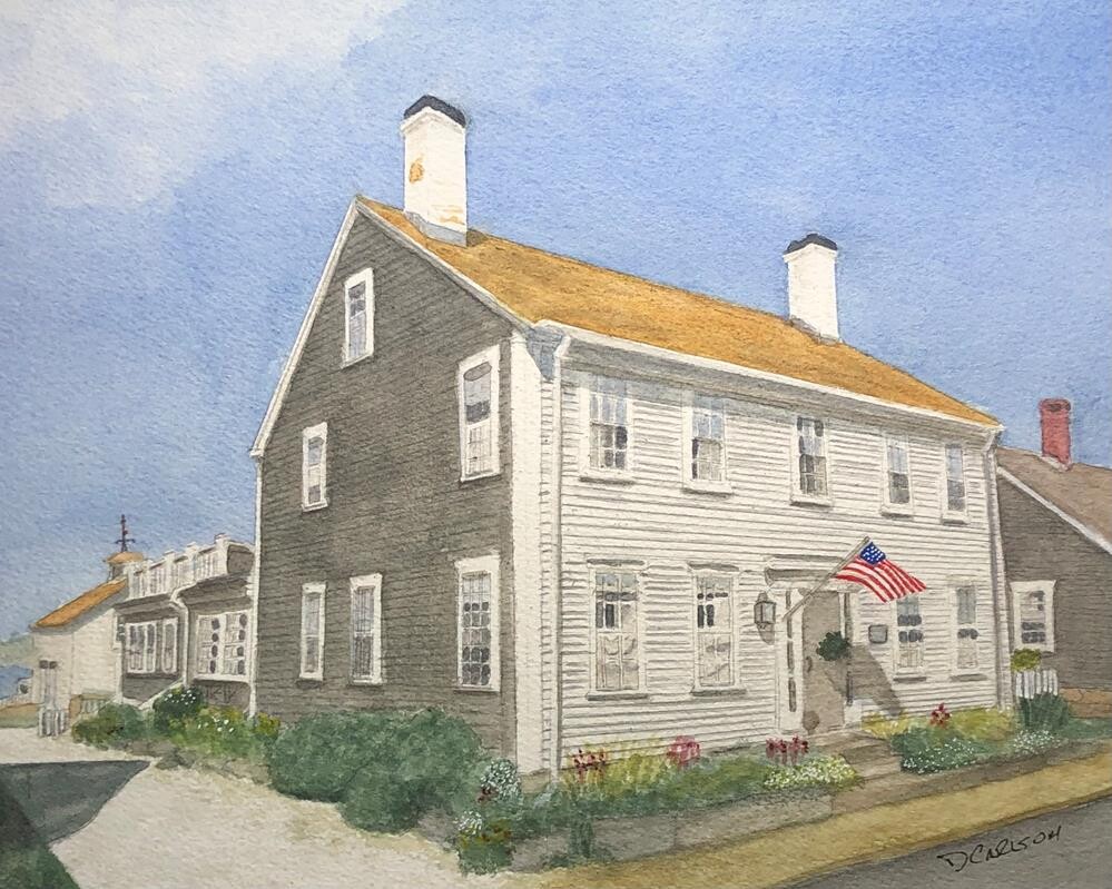 "Isaac Cory house 1820" by David Carlson
