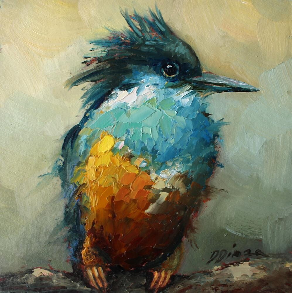 "Belted Kingfisher" by Daiga Dimza