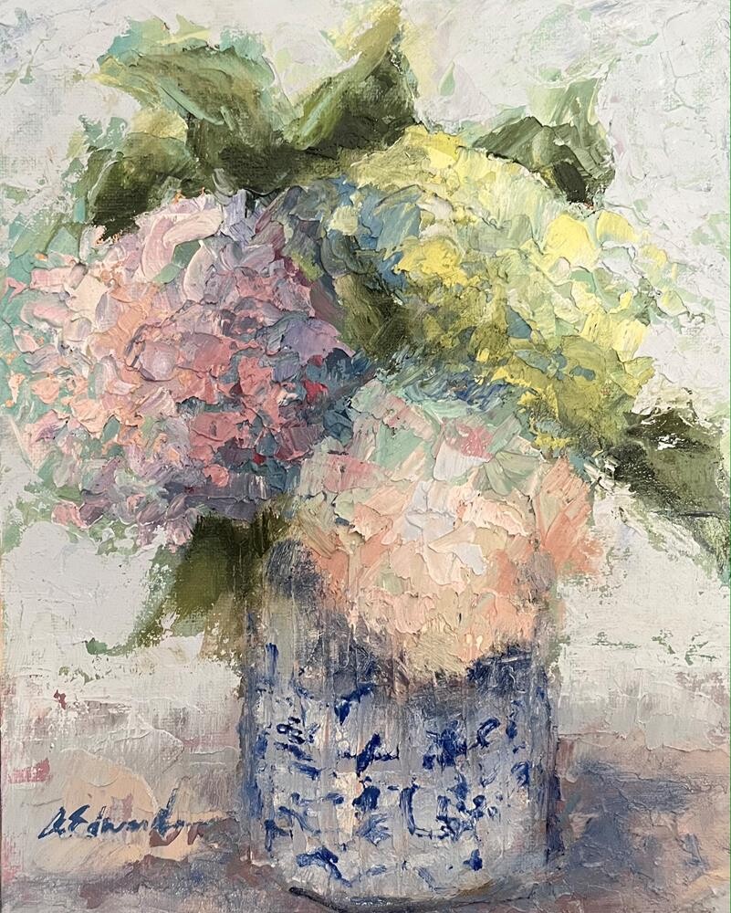 "Hydrangea Affair" by Anna Edwards