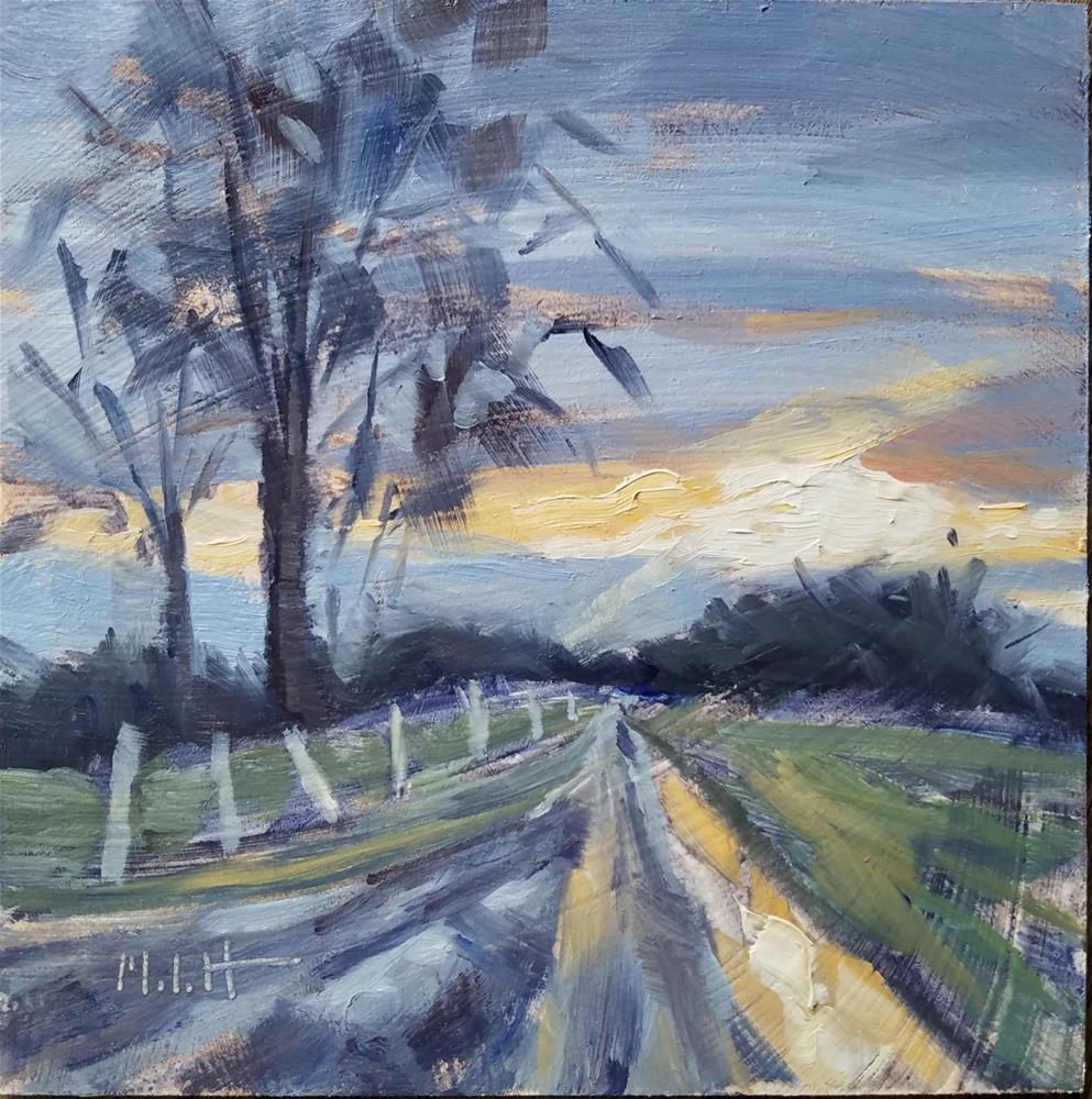"Sunset after the Rain Country Road ..." by Heidi Malott