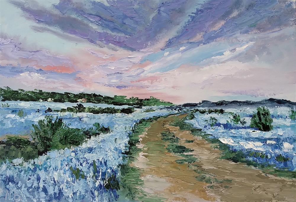 "Bluebonnet Original Art" by Наталья Безвербная