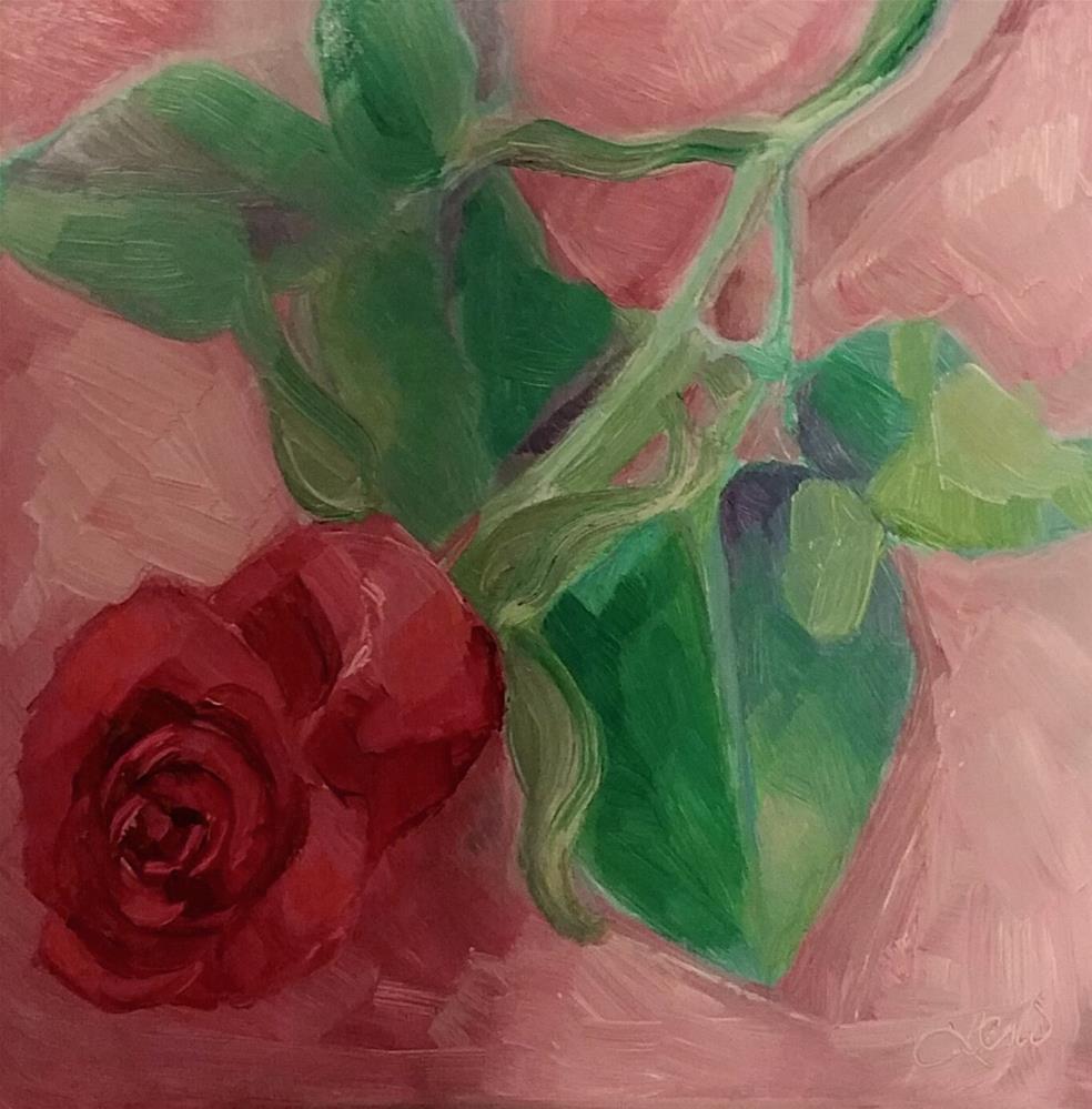 "Lone Rose" by Leni Tarleton