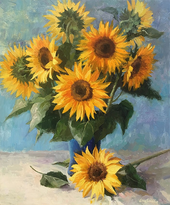 "Sunflower" by Ling Strube