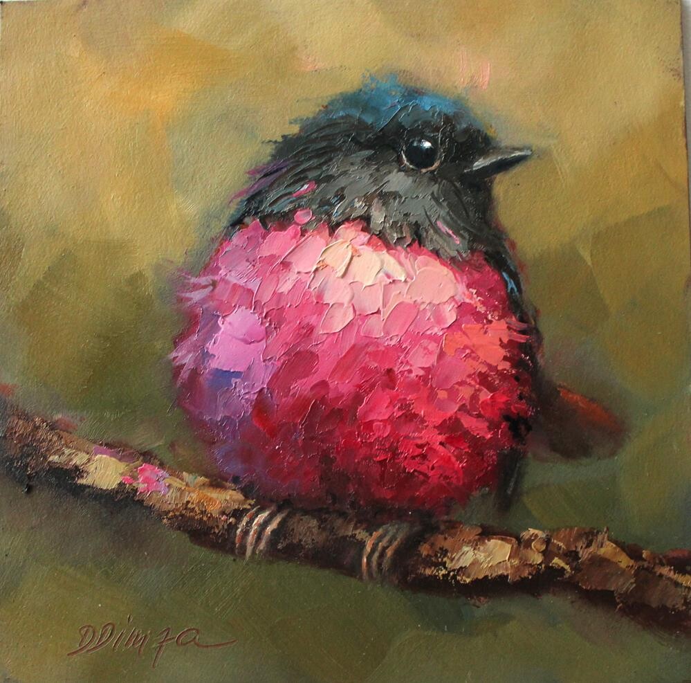 "Pink Robin" by Daiga Dimza