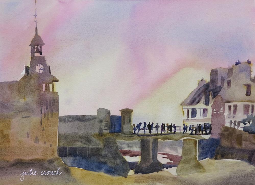 "The Drawbridge at Concarneau" by Julie Crouch