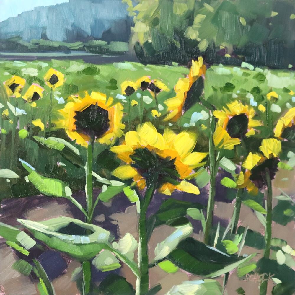 "Sunflowers" by Sharon Schock