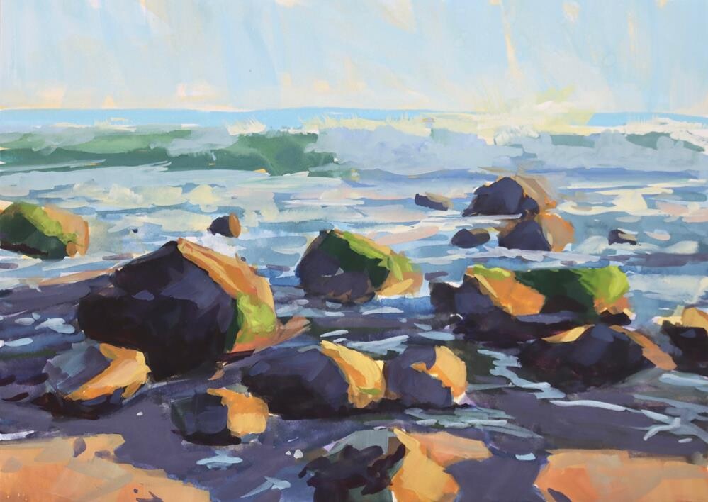 "Waves" by Sharon Schock