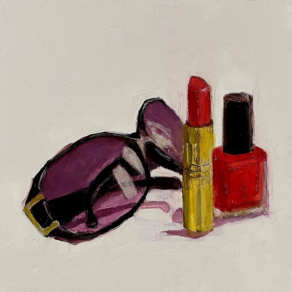 "Sunglasses, Lipstick and Nail Polis..." by Colette Davis