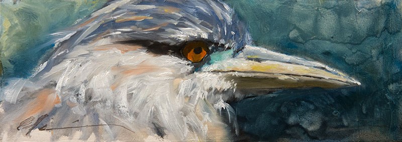 "Night Heron" by clair Hartmann